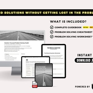Notion Template Problem Solving Toolkit Notion Workbook - Etsy