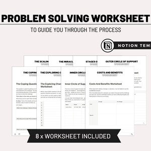 Notion Template Problem Solving Toolkit Notion Workbook - Etsy