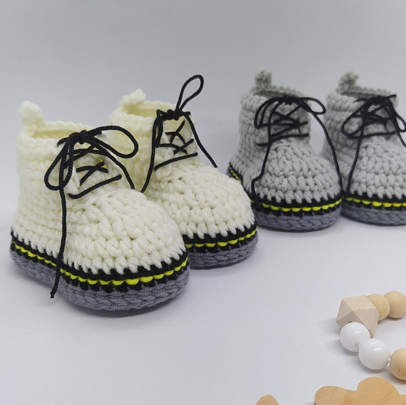 Crochet Pattern PDF & Video Tutorial - Baby Booties, Boots, Shoes - Etsy