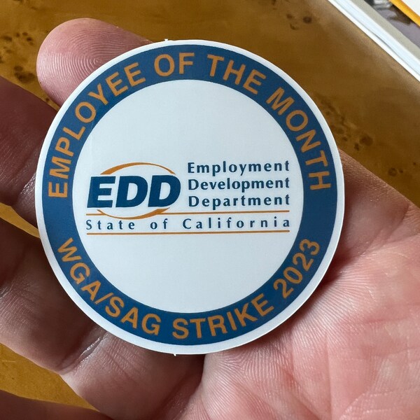 Employee of the Month Sticker - Etsy