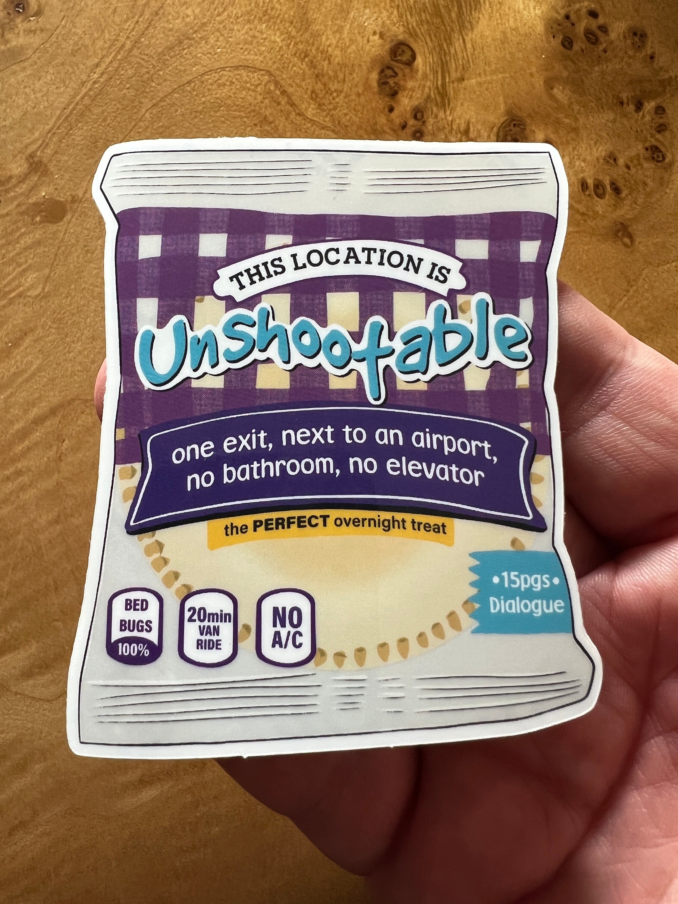 This Location is Unshootable smuckers Uncrustable Meme - Etsy