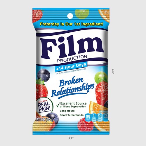 Film Production Fruit Snacks Meme Sicker - Etsy