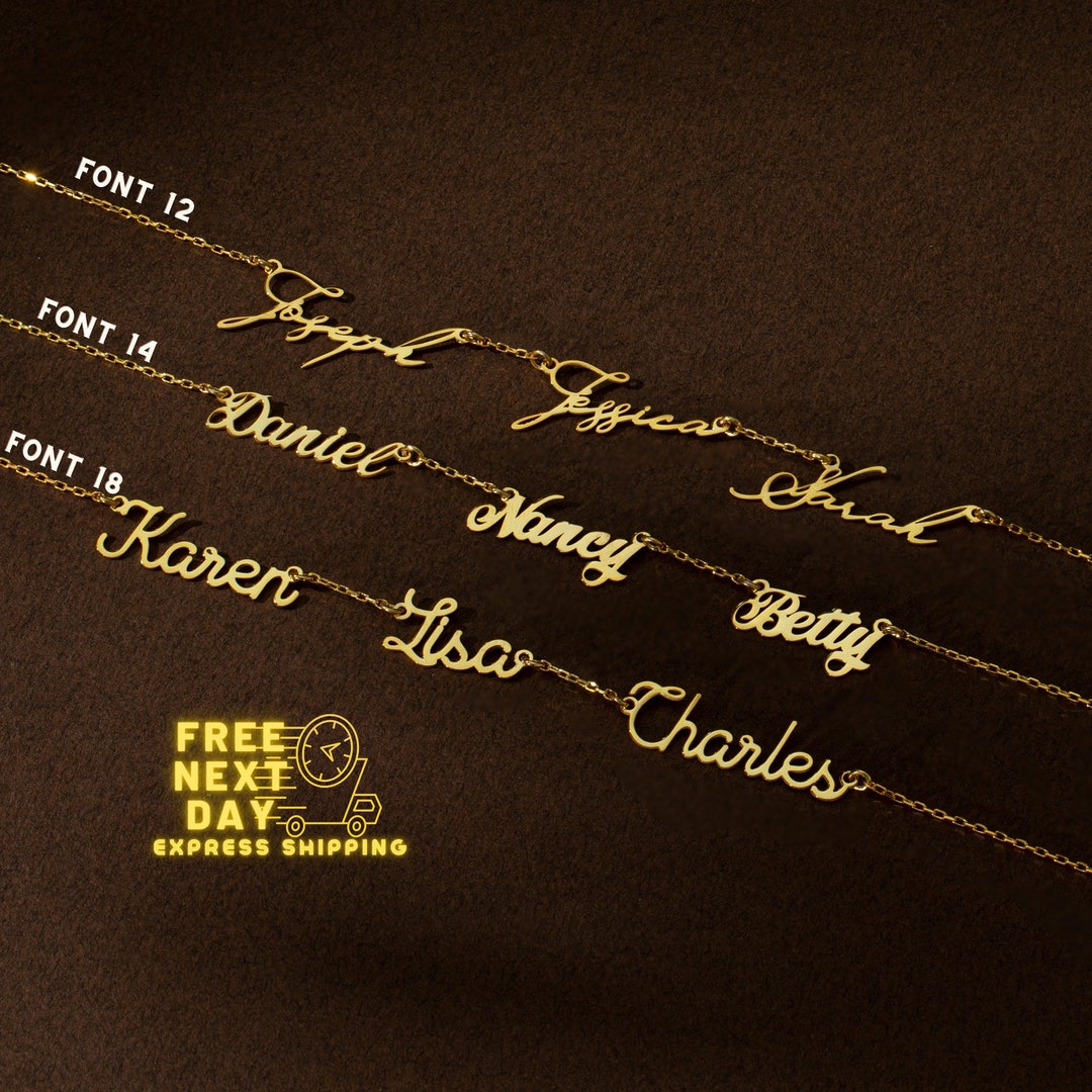 three-name-plate-necklace-3-name-necklace-gold-dainty-multi-etsy