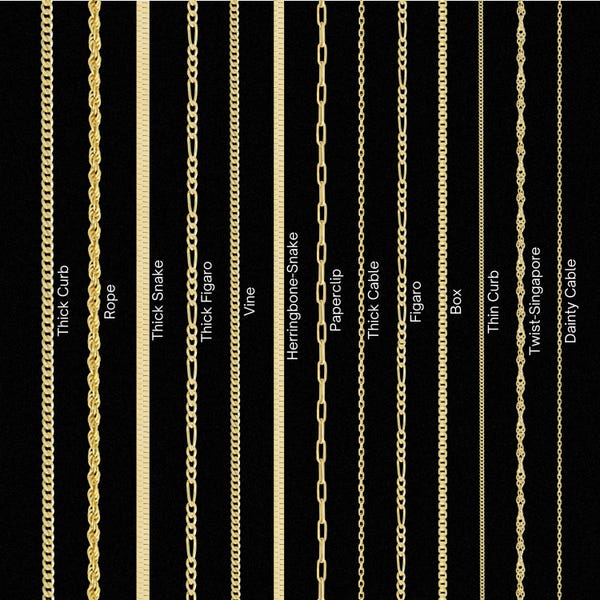 Gold Chain Necklace - Etsy