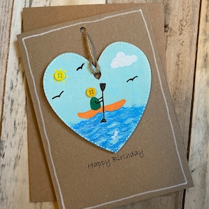 Happy Birthday Kayaking Keepsake Plaque Card - Etsy