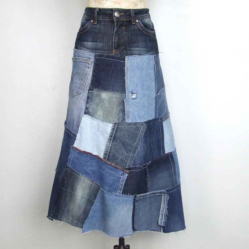 Patchwork Denim - Etsy