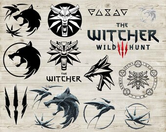 The Witcher Logo Stencil - Etsy UK