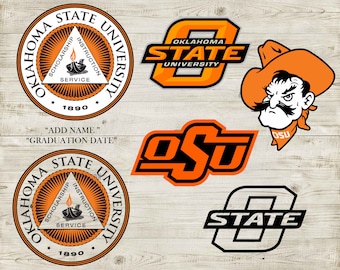 Oklahoma State Logo Svg - Etsy