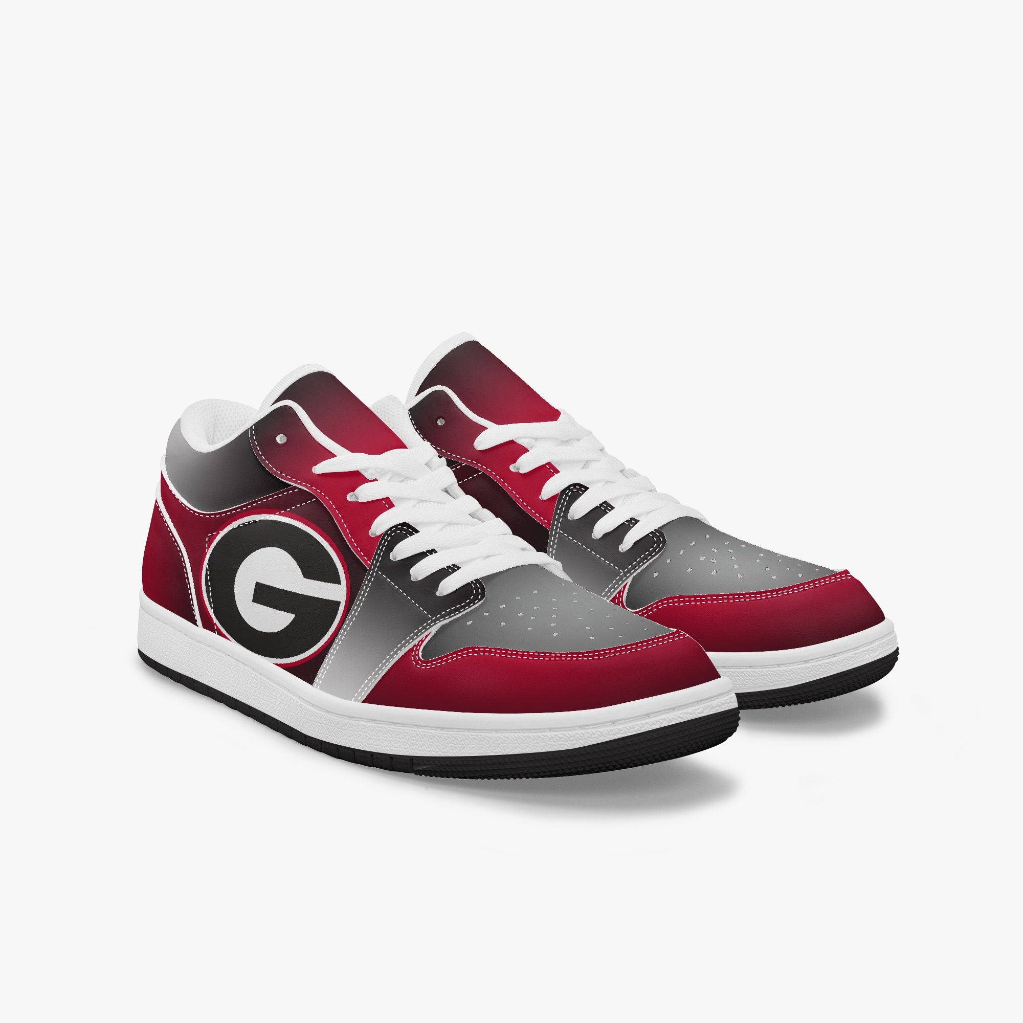 University of Georgia Bulldogs Low Top Athletic Shoes Men Women Unisex ...