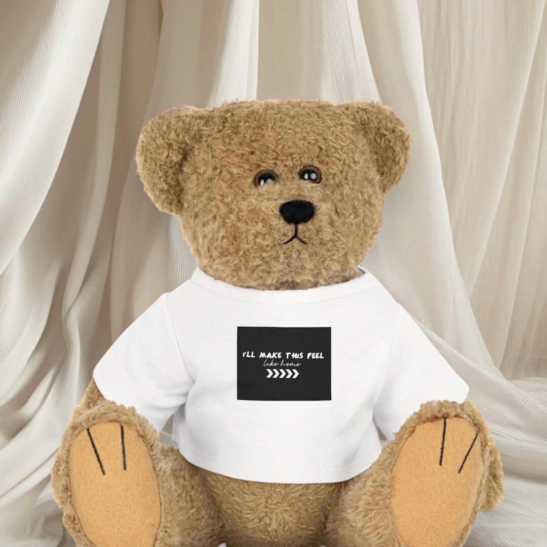 1D 'home' Plush Toy With T-shirt | Teddy Bear | Cozy Gift | One ...