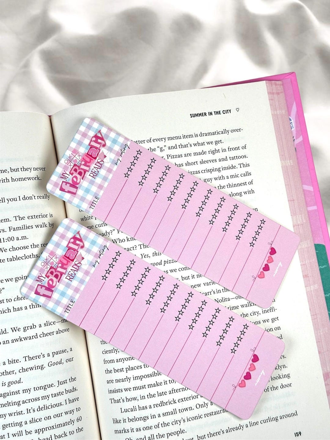 February Reading Tracker Bookmark | Book Tracker & Rating Bookmark ...
