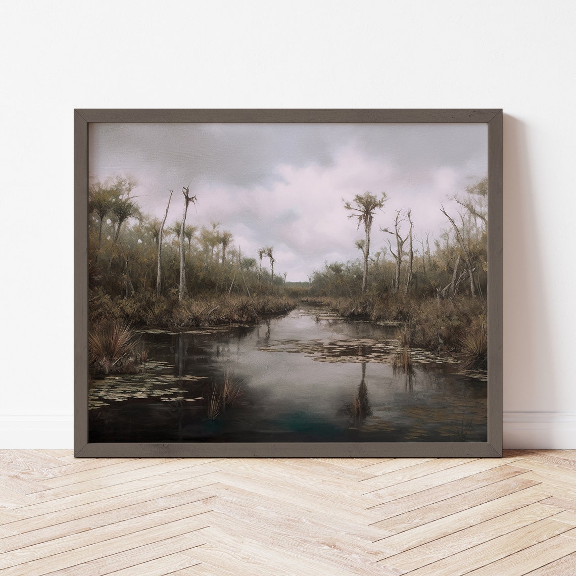 Everglades National Park Vintage Oil Painting Florida USA - Etsy