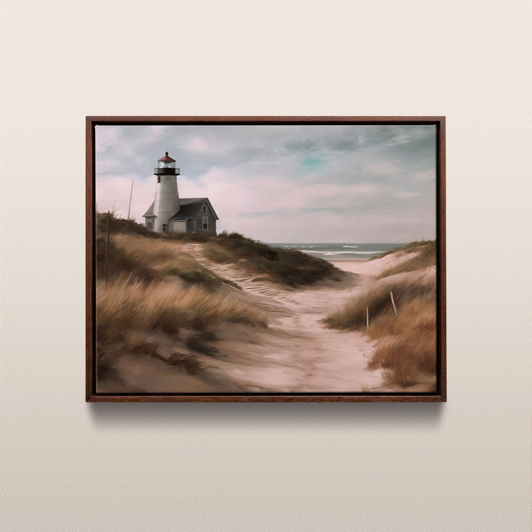 Cape Cod National Seashore | Vintage Oil Painting | Massachusetts, USA ...