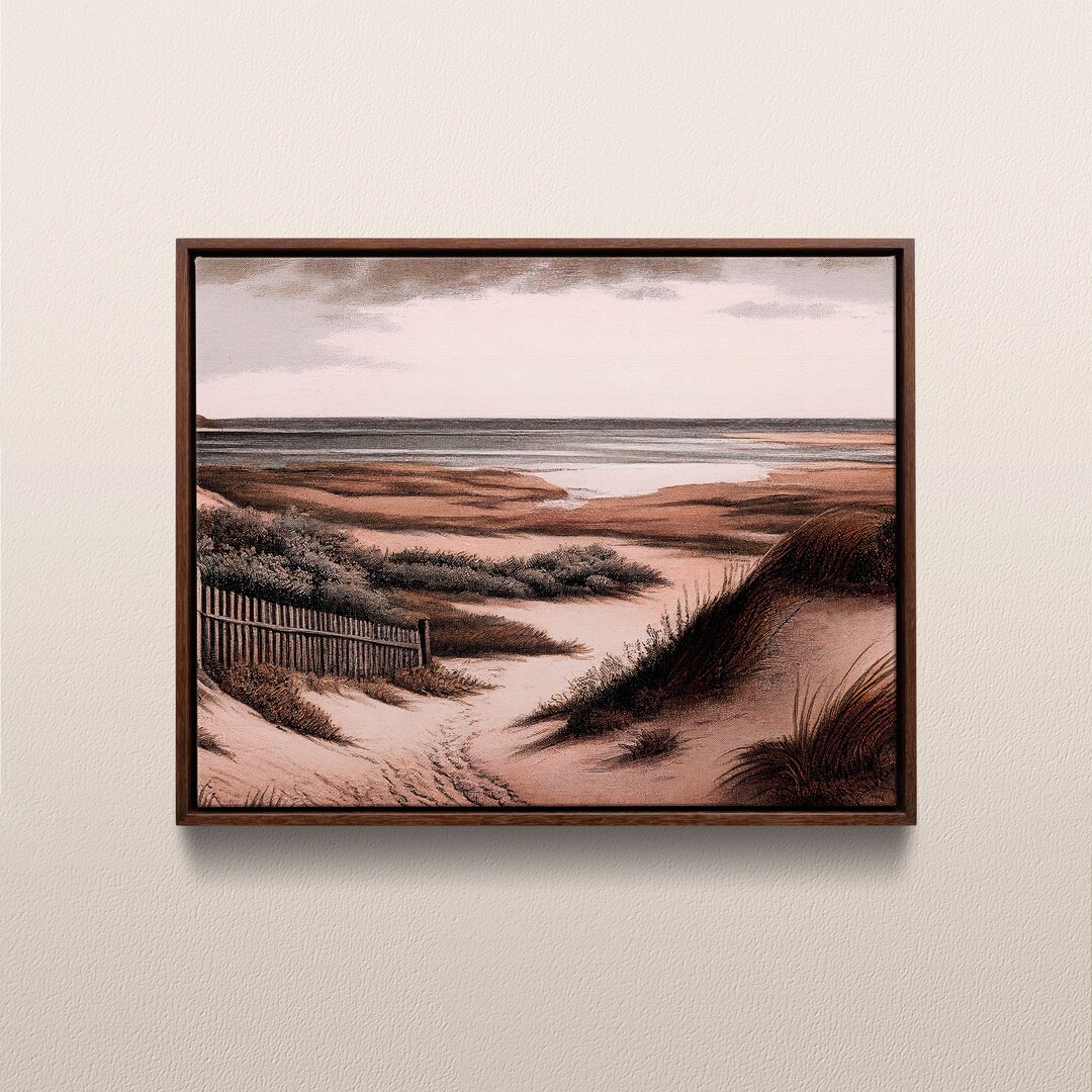 Cape Cod National Seashore | Vintage Oil Painting | Massachusetts, USA ...