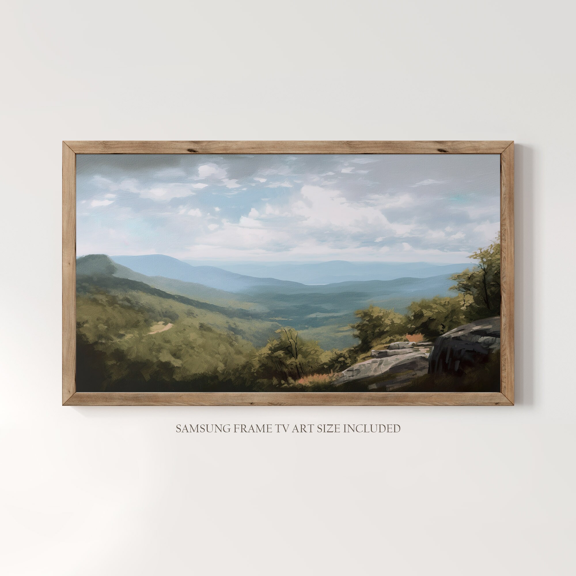 Blue Ridge National Parkway Vintage Oil Painting North - Etsy