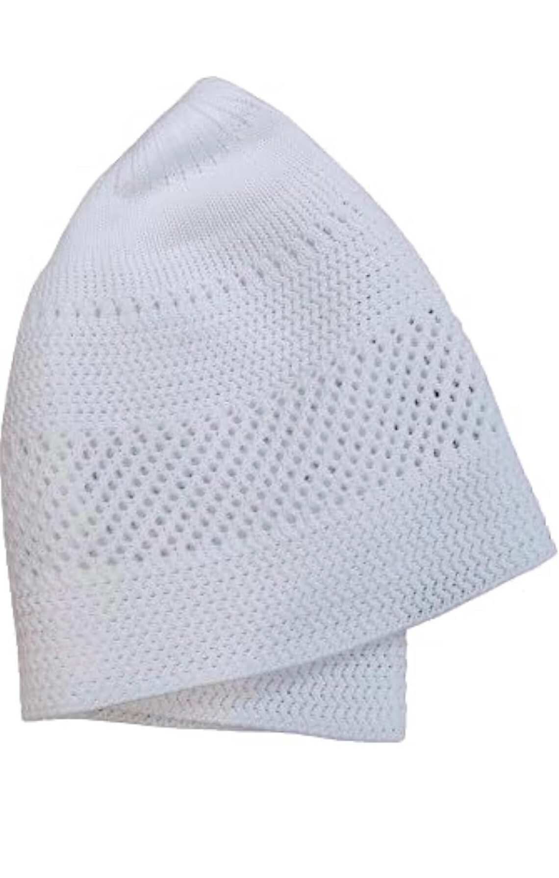Men's White Topi Islamic Skull Cap Muslim Prayer Mosque Kufi Hat - 5 ...
