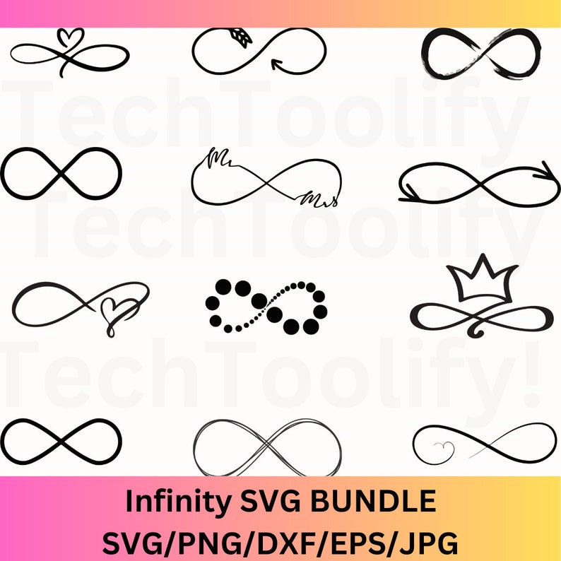 Infinity Svg, Infinity Love Svg Bundle, Forever Infinity Svg, Infinity ...