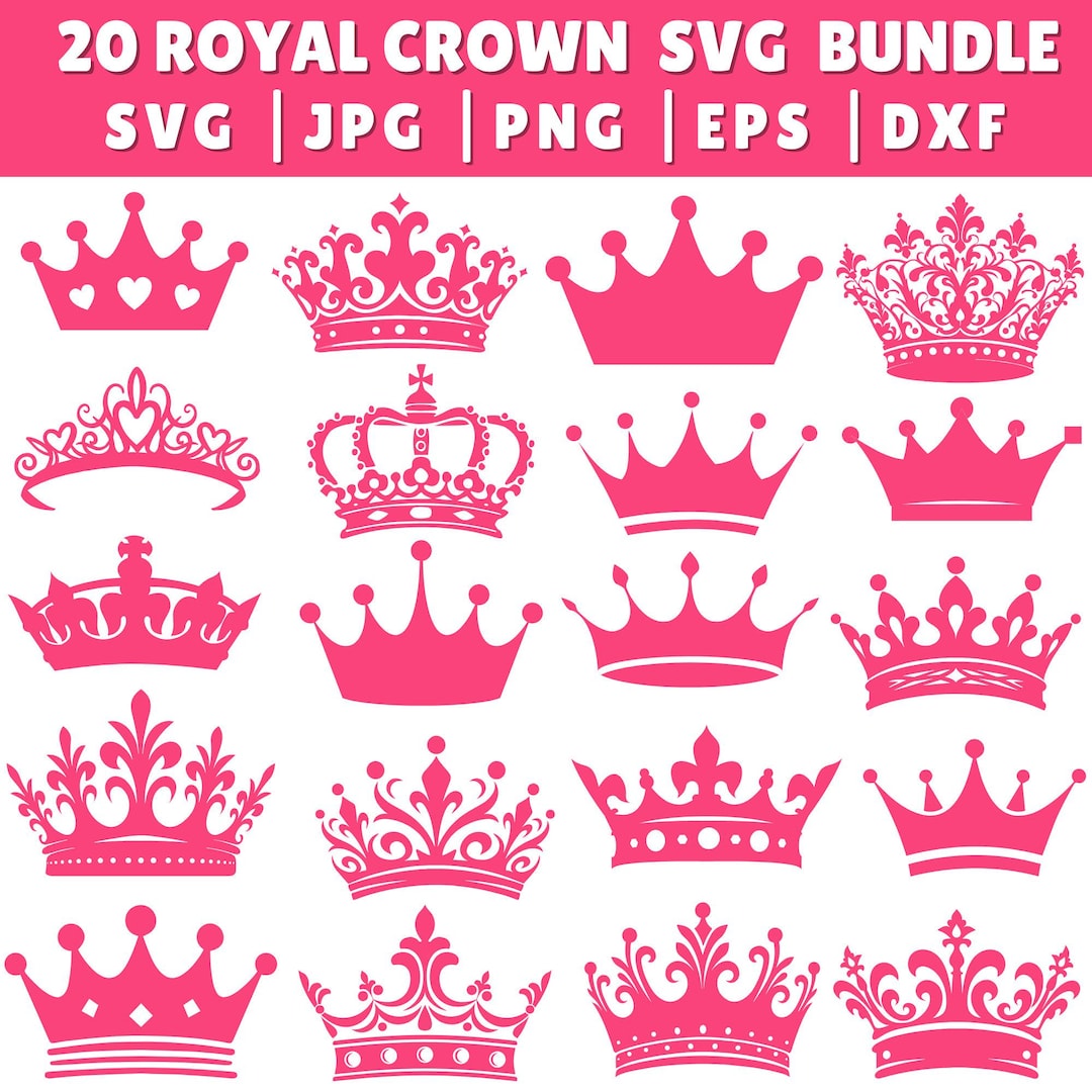 Royal Crown SVG File, King Crown SVG, Queen Crown SVG, Princess Tiara ...