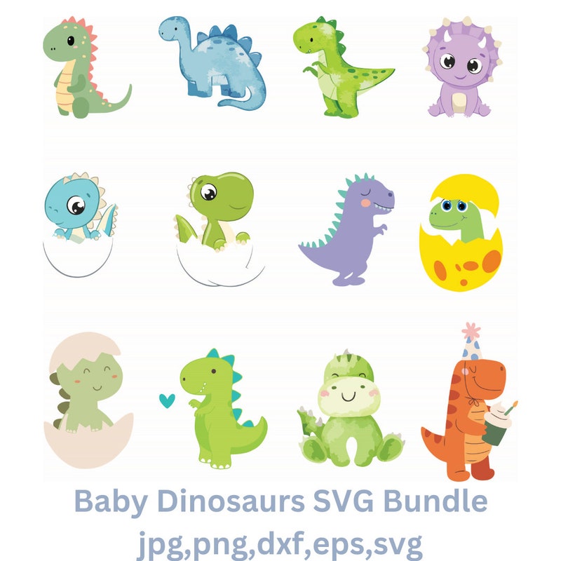 Dinosaur Outline Svg - Etsy