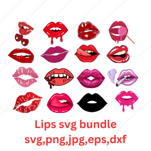 Lip Print - Etsy