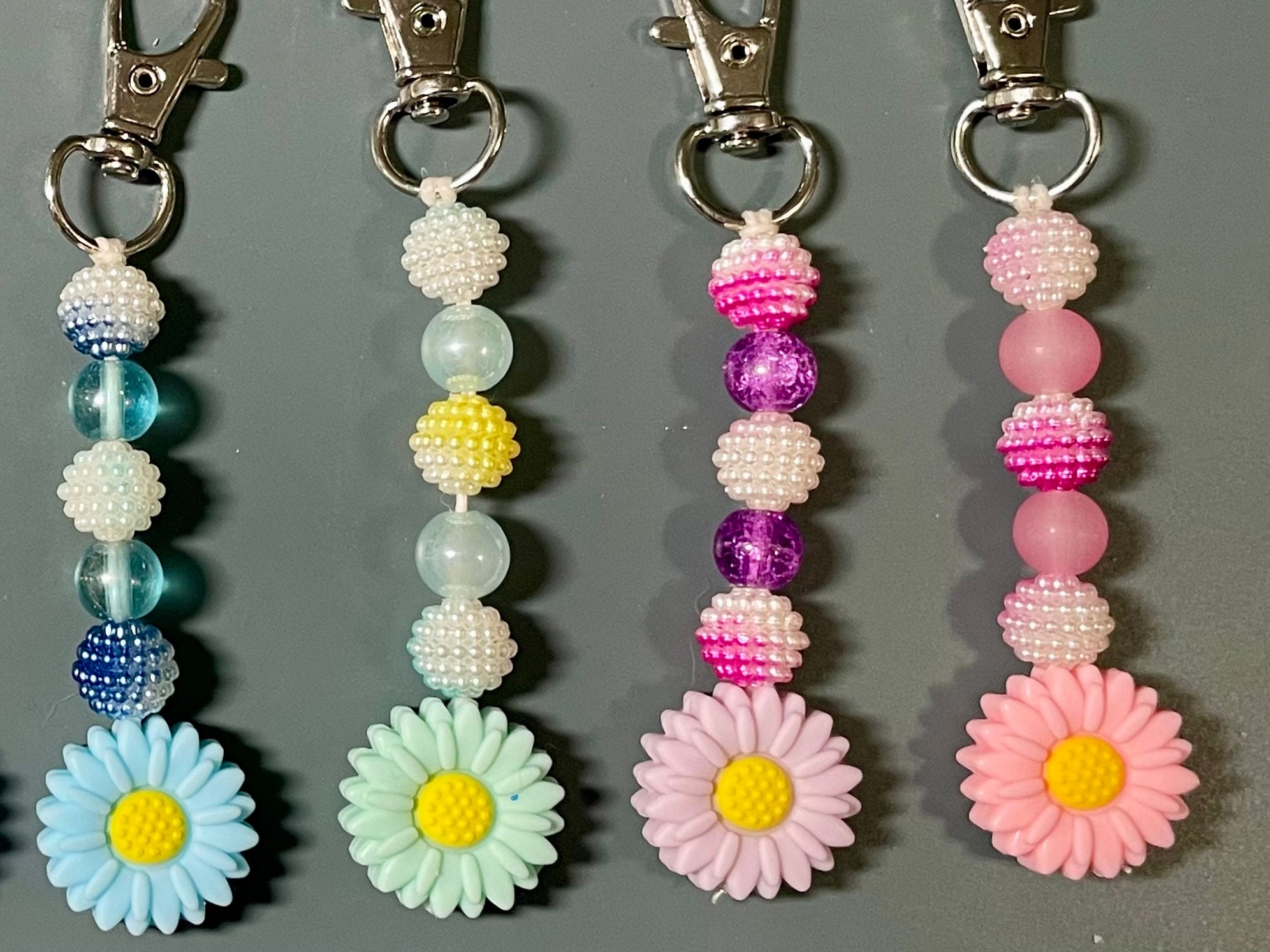 Sunflower Keychains, Zipper Pulls, Backpack Decorations - Etsy