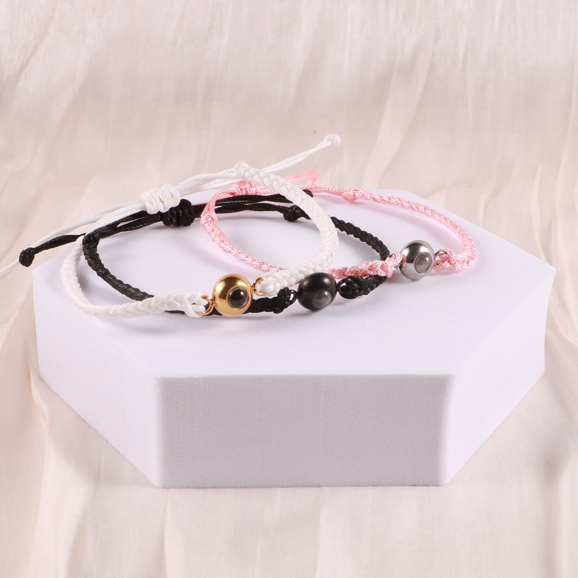 Photo Projection Charm Bracelet Personalized Picture - Etsy UK