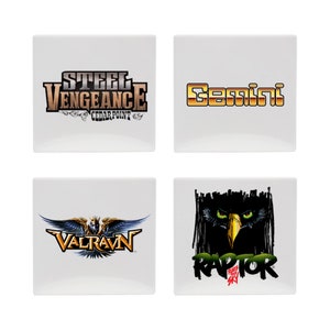 Cedar Point Logo Coaster Set - Etsy