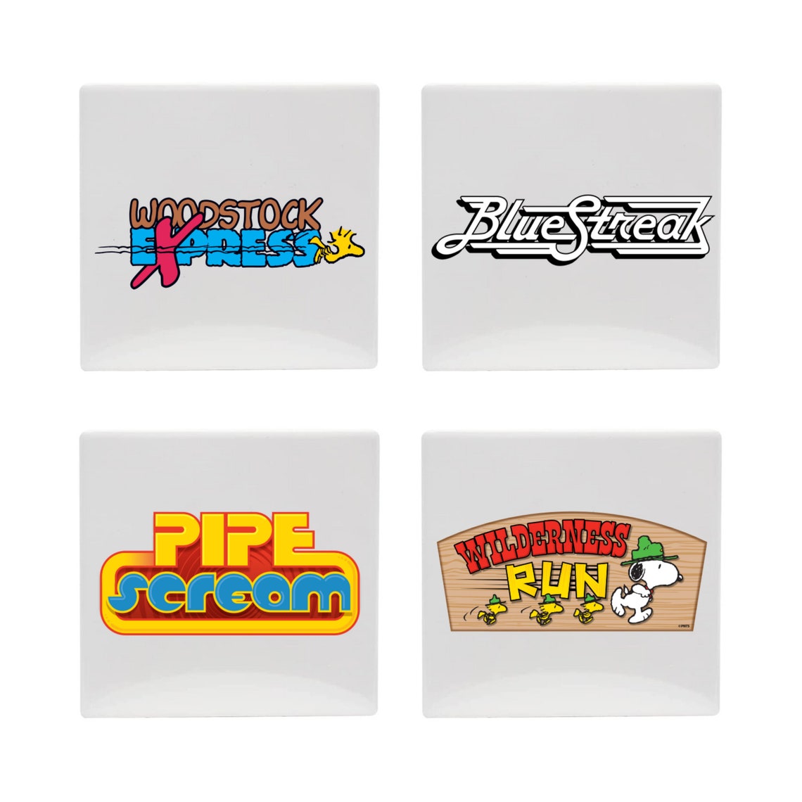 Cedar Point Logo Coaster Set - Etsy