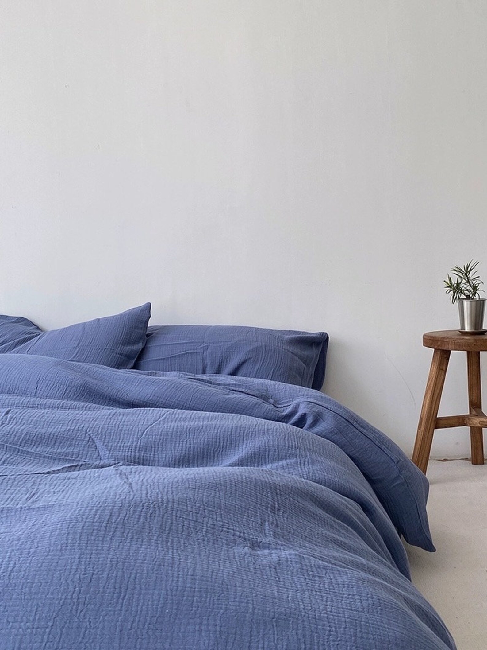Neutral Duvet Cover Set, Minimalist 4pcs Bedding, Grade A Soft Double ...