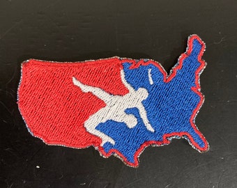 Chenille Varsity Wrestling Patches / In-stock / Ready to Ship / MADE in ...