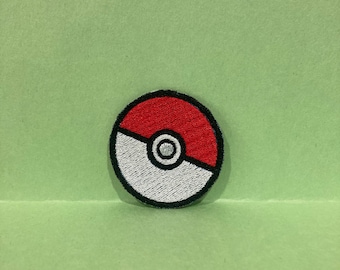 Pokemon Pokeball Inspired 4 or 2.5 Ball Iron-on Patch - Etsy