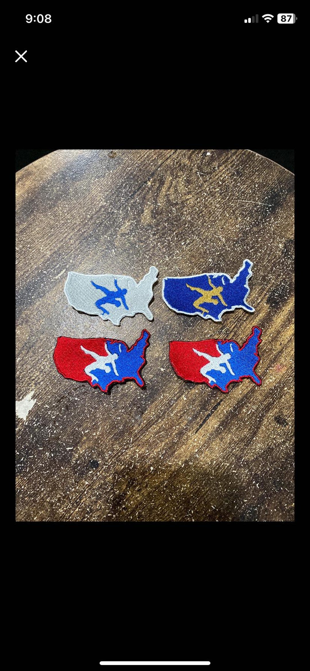 USA Wrestling Patches (4 Patch, Custom Order) - Etsy