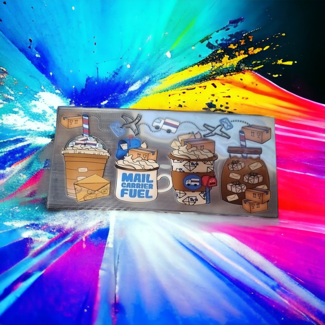 Mail Fuel Glass Can Wrap, Full Cup Wrap for 16oz Glass Can Wrap ...