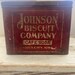 Antique JOHNSON BISCUIT COMPANY Cafe Soda Sioux City, Iowa Cracker Tin ...