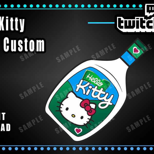 Hallo Kitty Twitch Emotes - Etsy