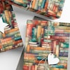 Vintage Book Wrapping Paper, Library-inspired Gift Wrap, Dark Academia ...