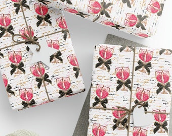 Purple Wrapping Paper, Purple Swirls Gift Wrap, Wrapping Paper Rolls ...