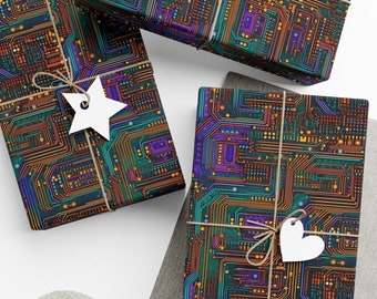 Valentine's Hearts Wrapping Paper, Watercolor Hearts Design, Valentine ...