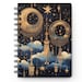 Personalized Celestial Journal, Night Sky Dream Notebook, Small Travel ...
