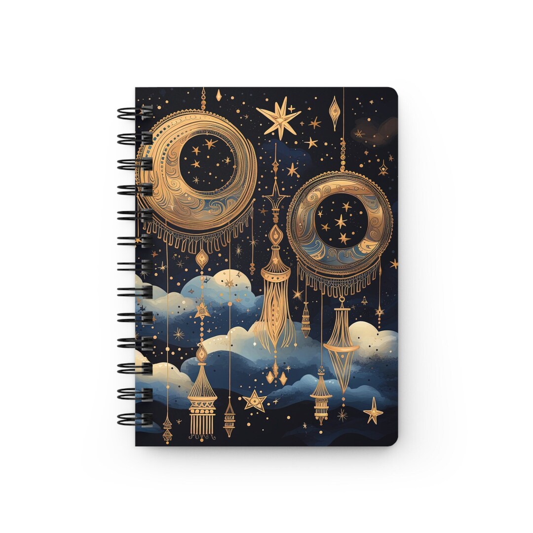Personalized Celestial Journal, Night Sky Dream Notebook, Small Travel ...