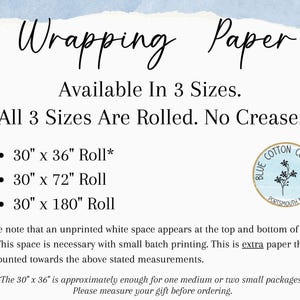 Autumn Trees Gift Wrap, Fall Foliage Season, Birthday Wrapping Paper ...