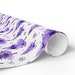 Purple Christmas Wrapping Paper, Purple Watercolor Christmas Trees ...