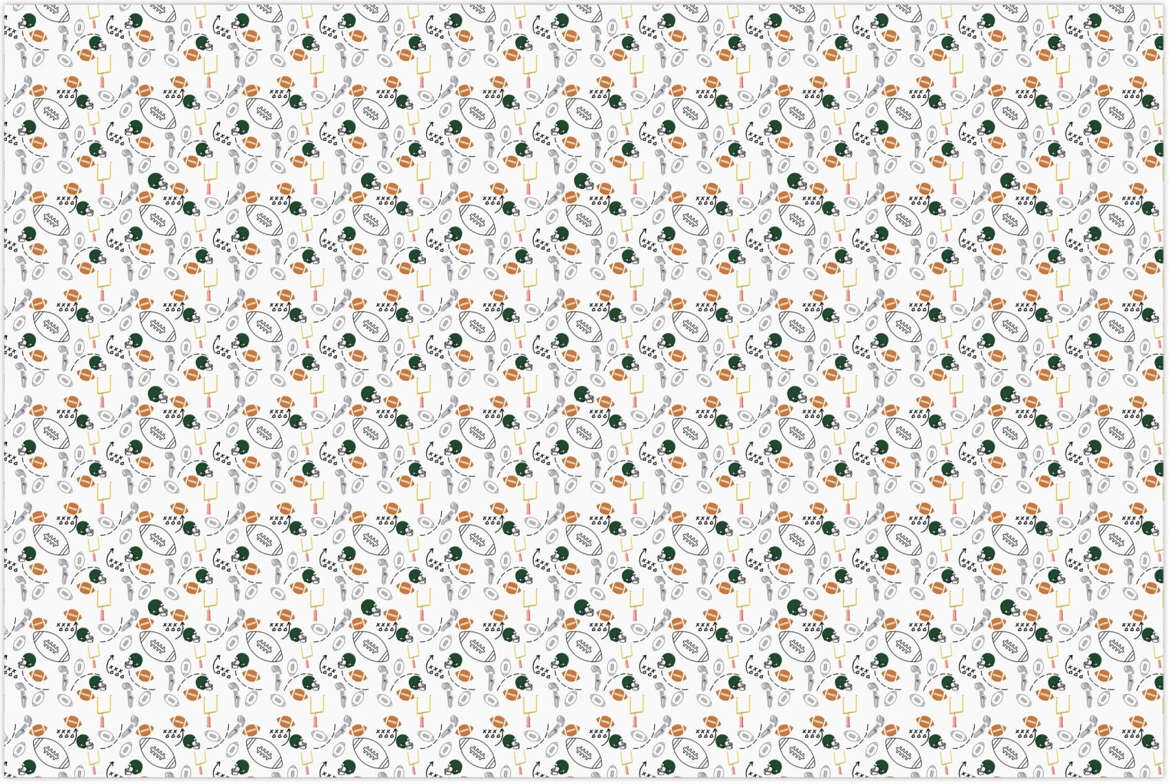Football Gift Wrap, Football Wrapping Paper, Birthday Wrapping, Sports ...