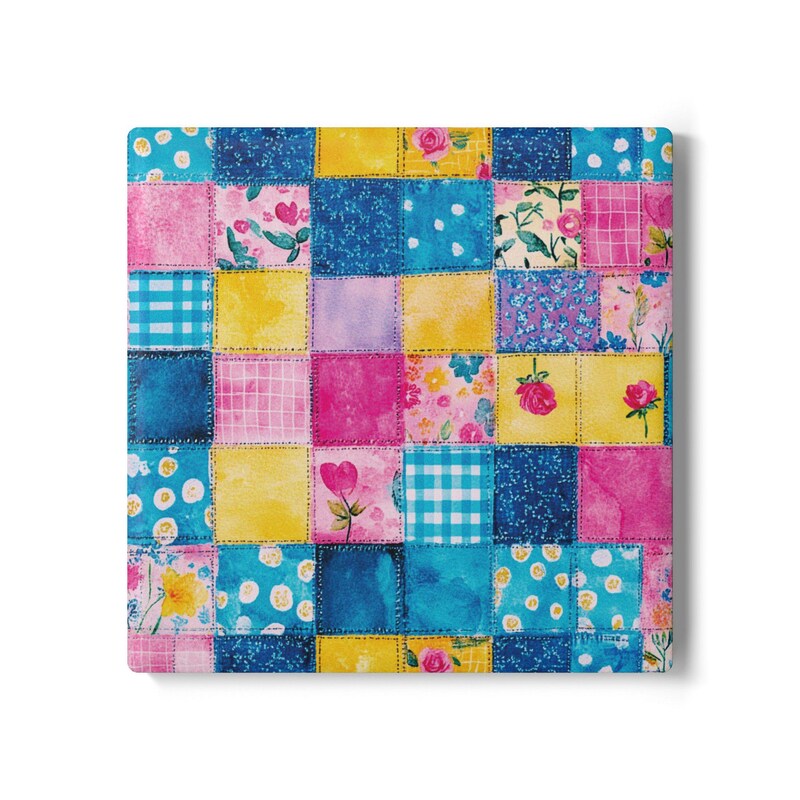 Quilting Ceramic Coasters - Etsy