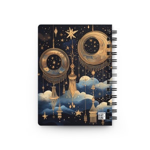 Personalized Celestial Journal, Night Sky Dream Notebook, Small Travel ...