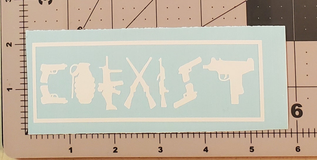 Coexist 2A Sticker Decal Free Shipping - Etsy
