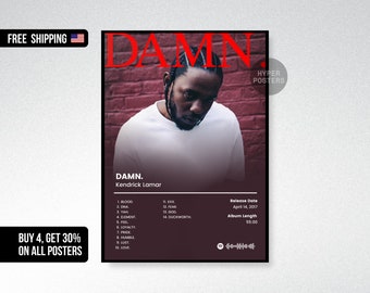 Damn. Album Poster - Etsy