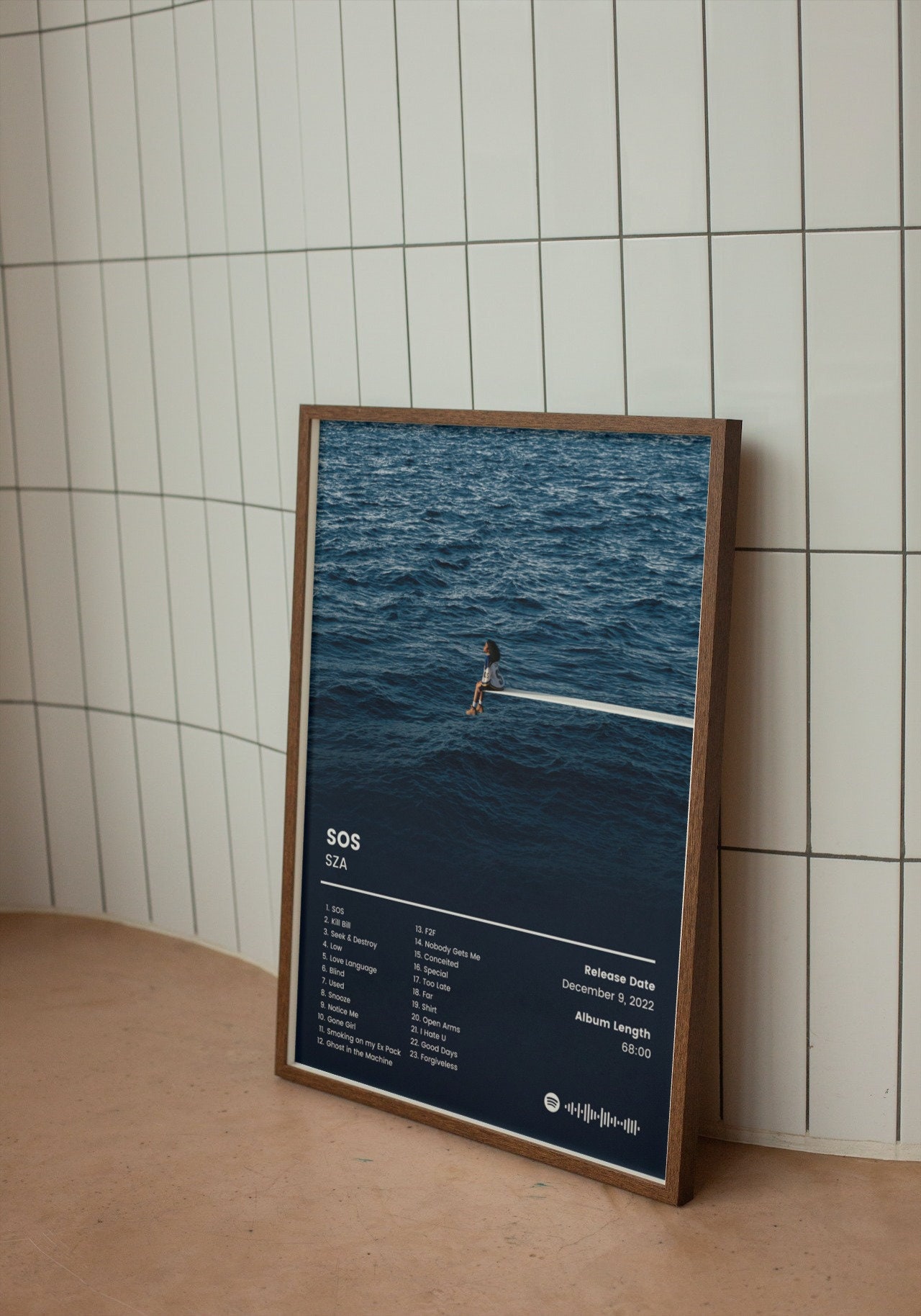 SZA Poster / SOS Poster / SZA Sos Tracklist / Album Cover Poster