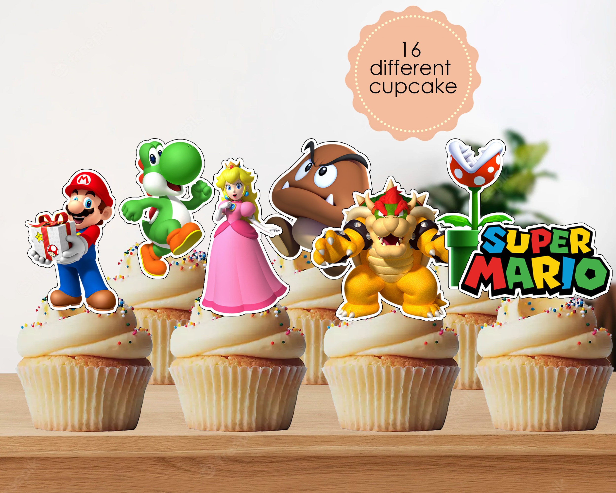 Mario Brothers Cupcake Ideas