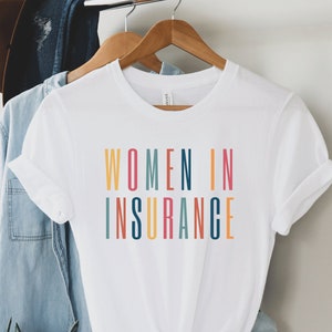Women in Insurance Shirt Insurance Agent Shirt Gift for - Etsy